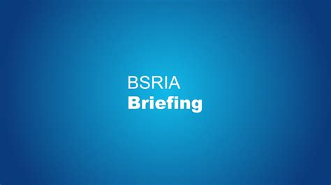 Bsria On Linkedin Bsria Briefing 2024 Sustainable Futures