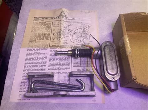 Grinnell Model F647 Fire Sprinkler Gate Valve Monitor