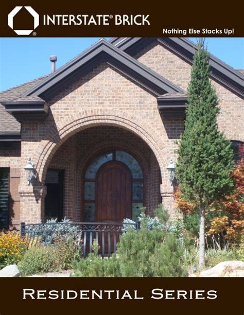 Interstate Brick Residential Brochure