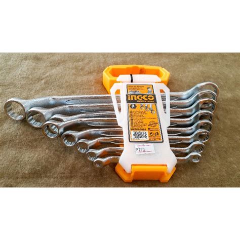 Ingco Offset Ring Spanner Set Shopee Philippines