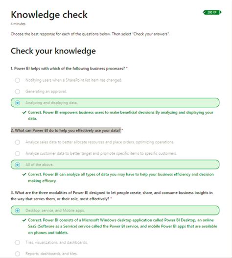 knowledge check on the data analysis module describe the capabilities