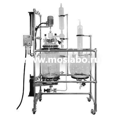 Купить кристаллизационный стеклянный фильтр-реактор Laboao LCR-80L ...