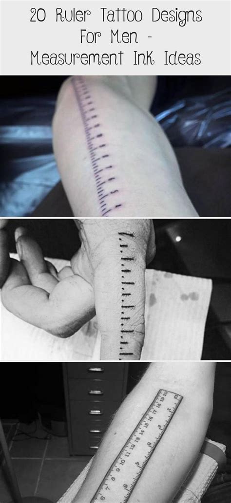 Ruler Leg Tattoos