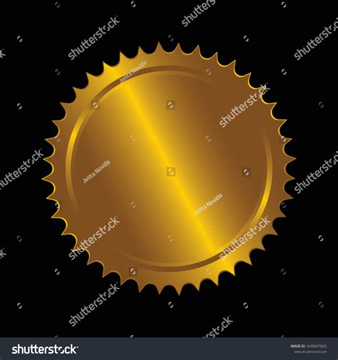 Vector Illustration Certificate 3d Gold Foil Stock Vector Royalty Free 1648947820 Shutterstock