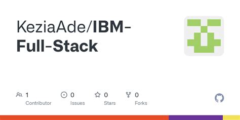 Github Keziaade Ibm Full Stack