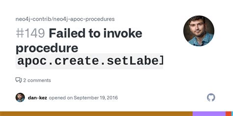 Failed To Invoke Procedure `tlabels` · Issue 149 · Neo4j