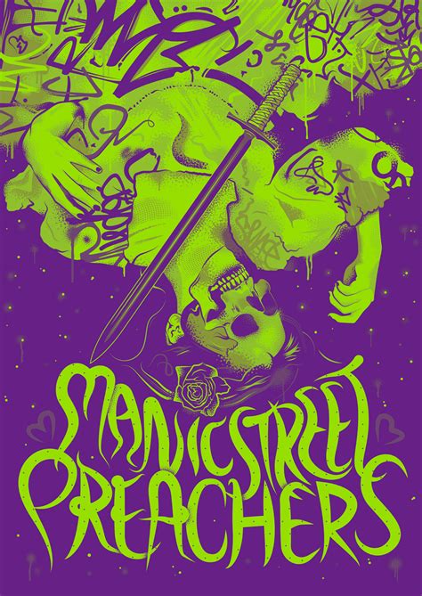 Manic Street Preachers Early Concert Poster