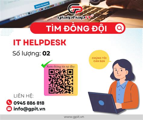 TuyỂn DỤng It Helpdesk Gpit Dịch Vụ It Bảo Trì Máy Tính