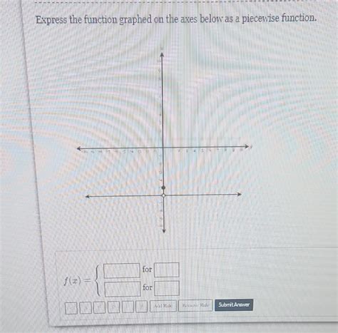solved express the function graphed on the axes below as a