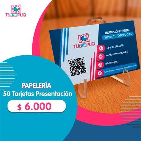 50 Tarjetas De Presentación Tufotopuq