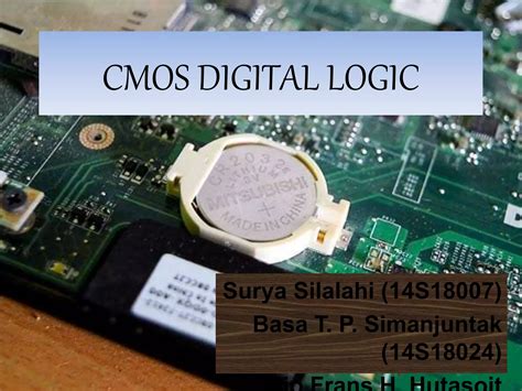 Cmos Digital Logic Pptx