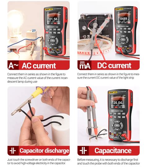 Aneng Aos02 Digital Oscilloscope Transistor Test Multimeter
