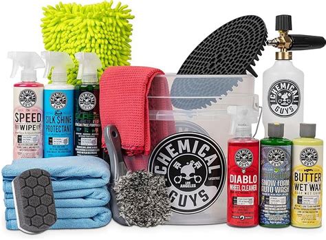 Chemical Guys 16 Piece Car Wash Kit Exterior Supplies Soap With Foam
