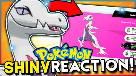 Live Shiny Salazzle Reaction Pokemon Sword And Shield Shiny Reaction