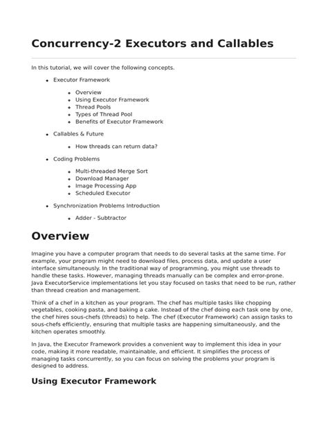 Concurrency2 Pdf Method Computer Programming Thread Computing