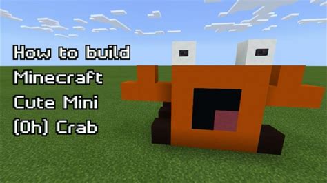 Minecraft Cute Mini Oh Surprised Crab