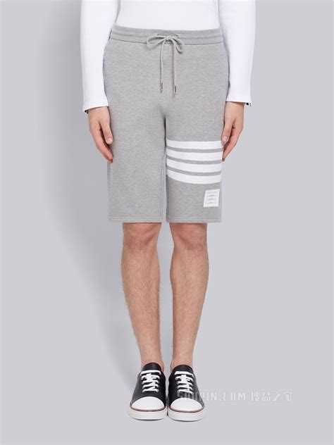 【thom Browne】经典 四条纹短裤 Mjq012h 00535 068 搜品之家