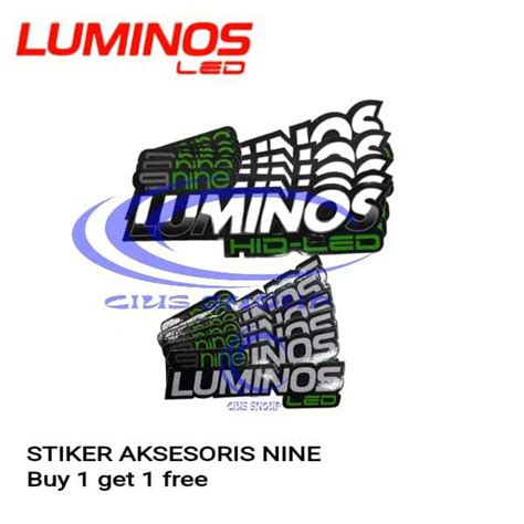 Stiker Luminos Led Nine Original Aksesoris Lazada Indonesia