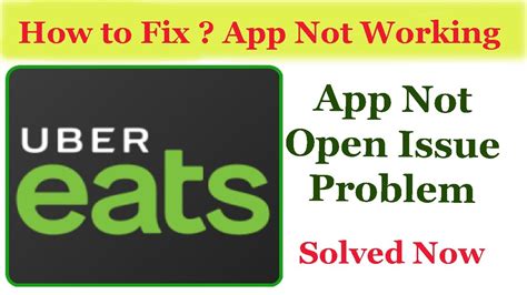 Fix Uber Eats App Not Working App Not Opening Problem Solved Android And Ios Alltechapple