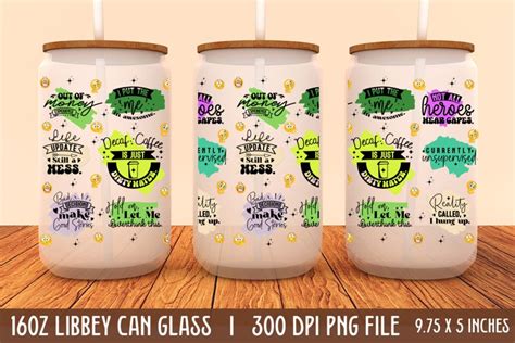 Funny 16oz Libbey Glass Can Libbey Glass Can 4155189