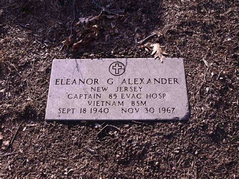 Cpt Eleanor Grace Alexander 1940 1967 Find A Grave Memorial
