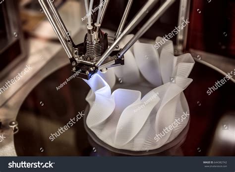 3d Printer Printing Known Additive Manufacturing Foto Stok 644382742 Shutterstock