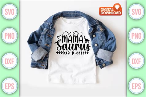 Mama Saurus Graphic By Designattend · Creative Fabrica