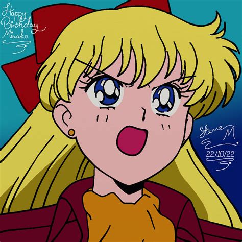 Happy Birthday Minako 2022 By Stevemic2000 On Deviantart