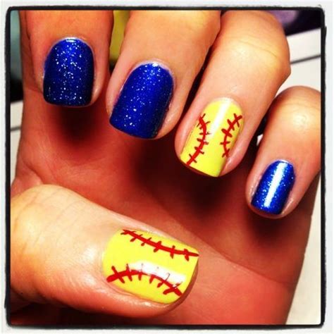 Softball Love Softball Nails Sports Nails Queen Nails
