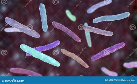 Bacteria Mycobacterium Tuberculosis The Causative Agent Of Tuberculosis Royalty Free Cartoon