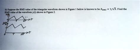 GET ANSWER B Suppose The RMS Value Of The Triangular Waveform Shown Is Figure Below Is