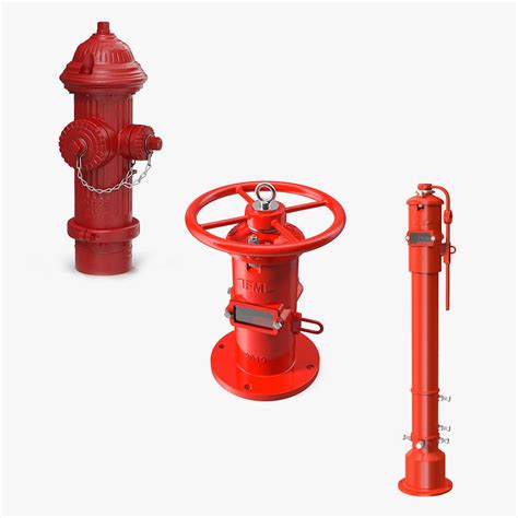 Fire Hydrants Collection 3d Model 59 3ds Obj Max C4d Ma Free3d