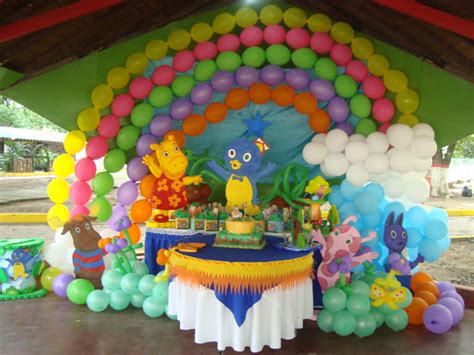 Decoracion De Backyardigans Decoracion En Globos Y Anime 1 Flickr