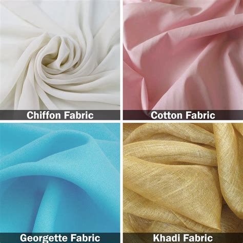Types Of Fabrics Hemp Fabric Synthetic Fabric Chiffon Fabric
