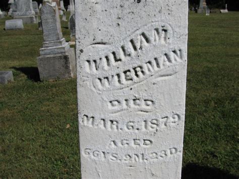 William Wierman 1812 1879 Find A Grave Memorial