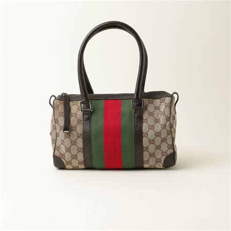 Gucci Vintage Web Small Boston Bag A Retro Tale