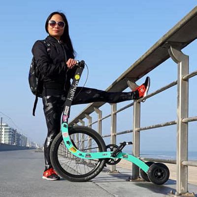Halfbike The Compact And Light Stand Up Bike Anywhere With You