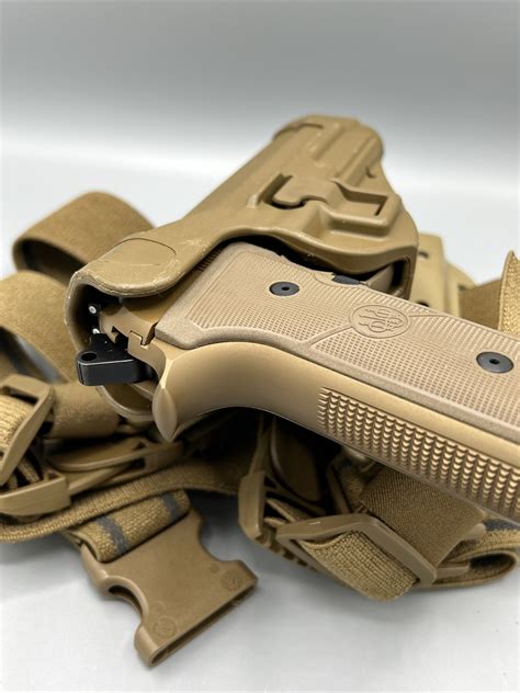 Blackhawk Beretta M9a4 Serpa Ii Tactical Holster Rh Coyote Tan Kit Ebay