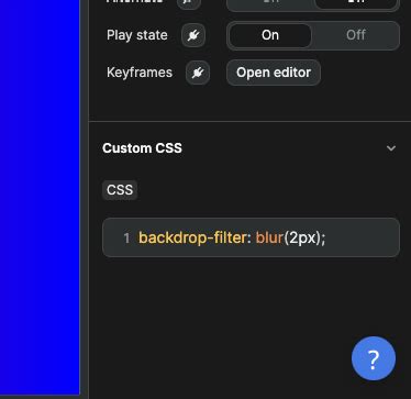 How To Add Backdrop Filter To Custom CSS Ask Us Anything WeWeb Community