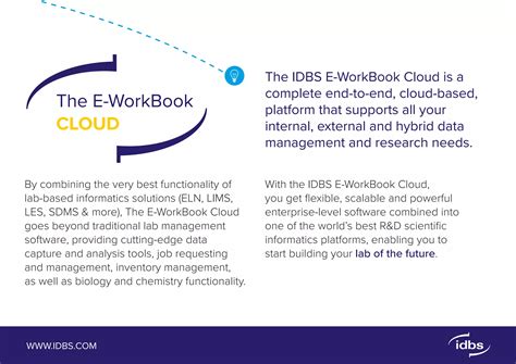 Idbs E Workbook Cloud Platform Pdf