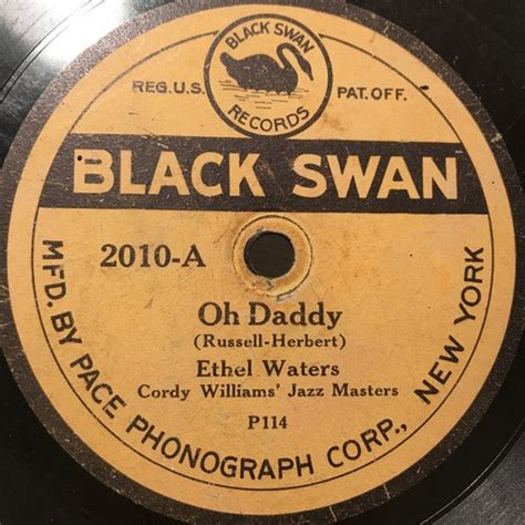 Ethel Waters Black Swan 2010 Oh Daddy Down Home Blues Ebay