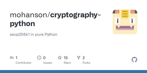 Github Mohanson Cryptography Python Secp256k1 In Pure Python