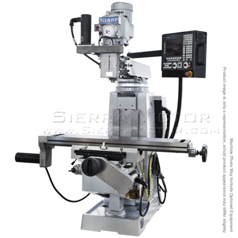 Sharp Tmv Fc3 3 Axis Cnc Vertical Knee Mill Sheet Metal Machines