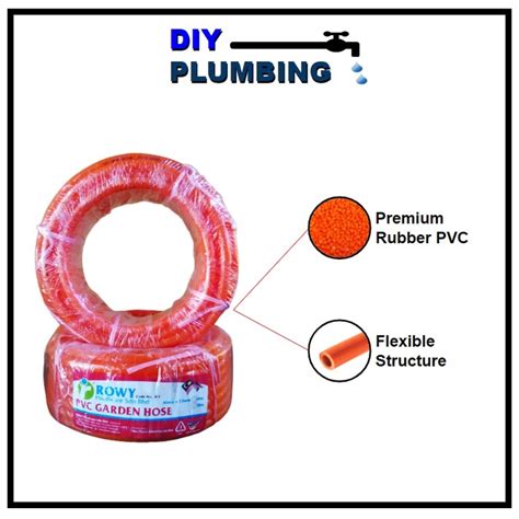 Rubber Garden 30 Meter Hose Paip Air Getah Paip Tebal Garden Hose Pipe