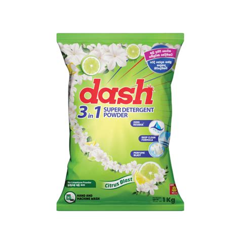 Dash Super Detergent Powder Citrus 1kg Darazlk