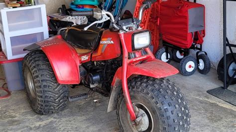 1984 Honda 125m Threewheeler Starts First Pull Honda Atc Youtube