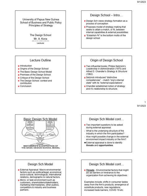 Pos Design School Lecture Sem 2 2023 Pdf