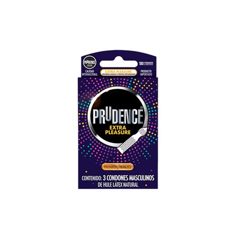 Prudence Extra Pleasure 3 Condones Farmacias Gi Mejoramos Tu Salud Elevando Tu Calidad De Vida