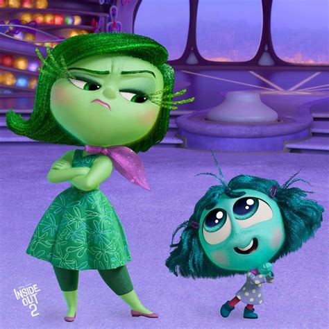 Disgust Envy Inside Out 2 Divertidamente Nojinho Inveja Disney Pixar In
