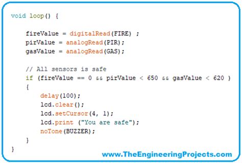 Smart Home Security System Using Arduino The Engineering Projects